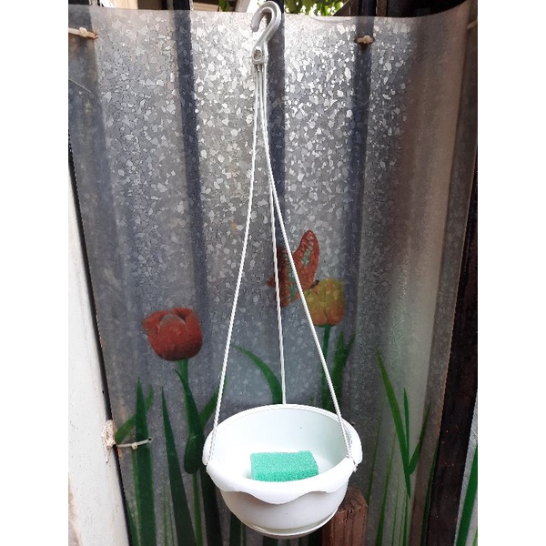 Jual pot gantung plastik /vas bunga gantung /pot plastik gantung ...