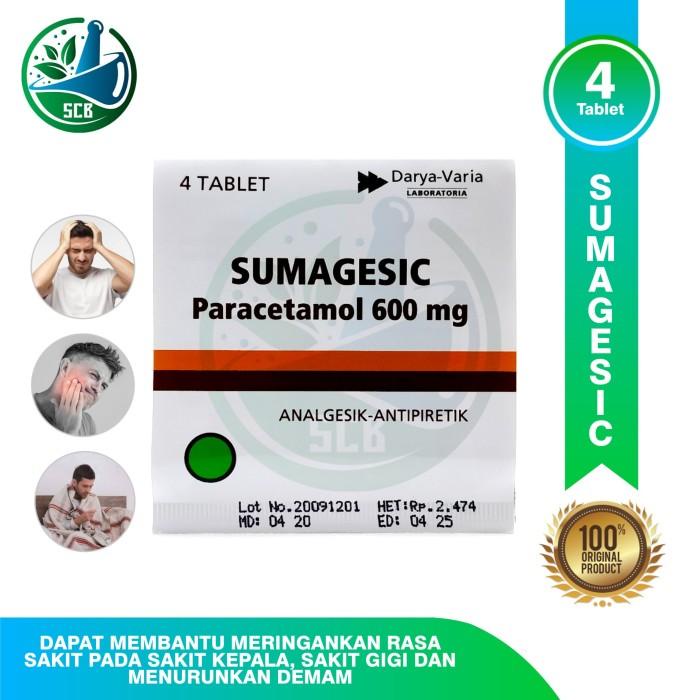 Jual Sumagesic Paracetamol 600Mg - Obat Sakit Kepala,Gigi,Menurunkan ...