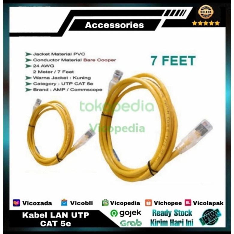 Jual Kabel Internet RJ45 LAN CAT 6 UTP STB Modem | Shopee Indonesia