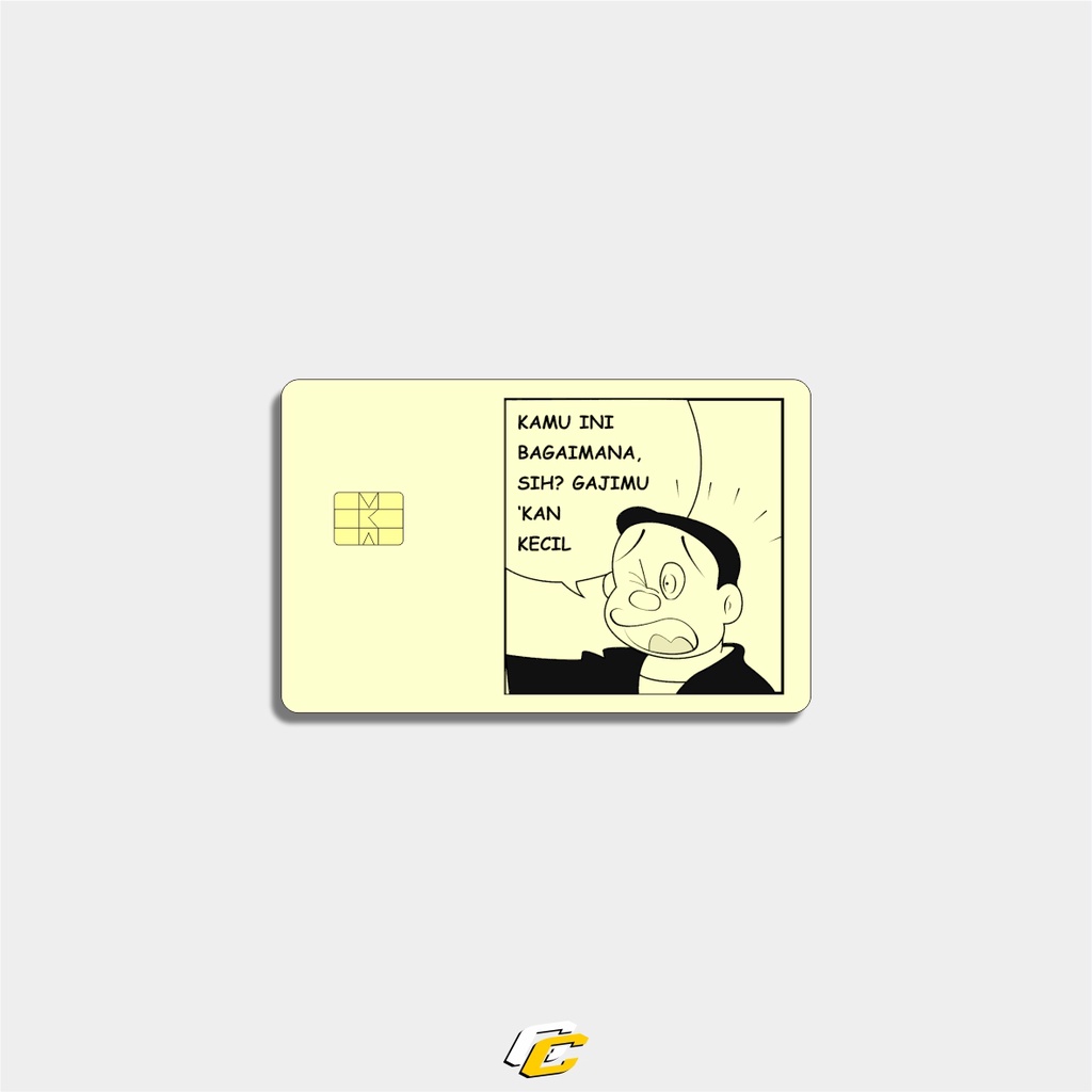 Jual STICKER COMIC KOMIK DORAEMON PELINDUNG KARTU SKIN CARD ATM STIKER ...
