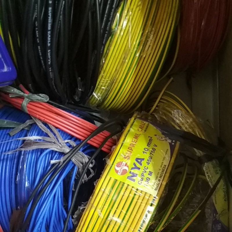 Jual KABEL GROUNDING KAWAT TUNGGAL NYA 4MM 4 MM SUPREME ECERAN METERAN | Shopee Indonesia
