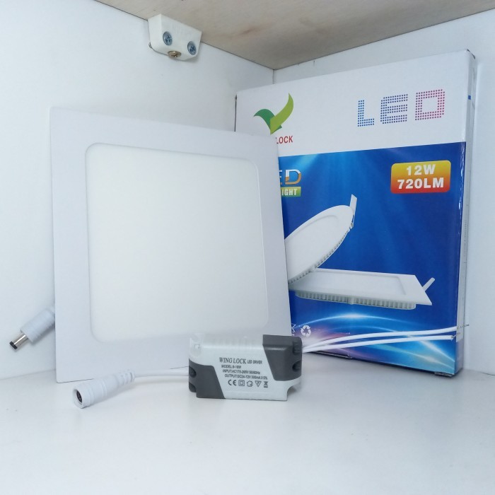 Jual LAMPU DOWNLIGHT LED 12 WATT IB LAMPU PANEL LED 12w KOTAK INBOW ...