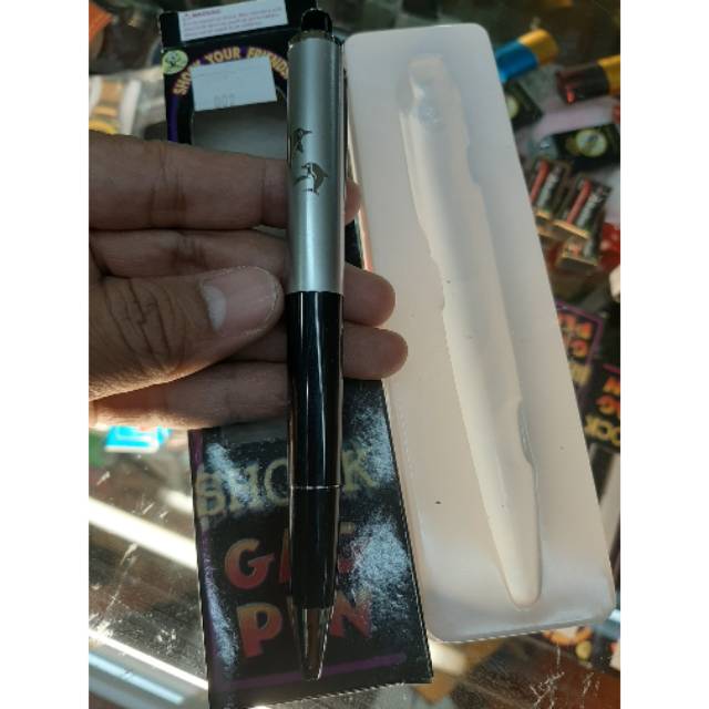 Jual Prank pulpen - pulpen setrum motif gambar dolpin - pulpen setrum ...
