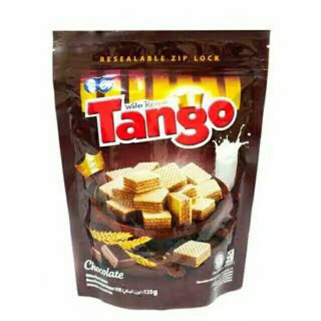 Jual TANGO Wafer Pouch 125 gr - Resealable Zip Lock Coklat Vanila ...