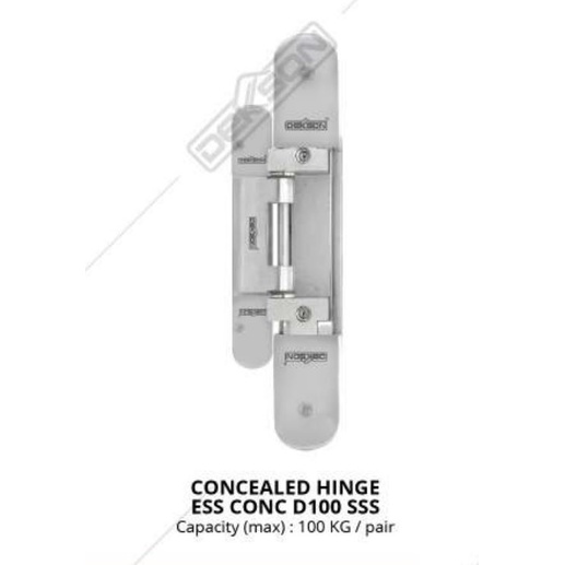 Jual CONCEALED HINGE DEKKSON ADJUSTABLE SUS 304 ESS CONC D100 SSS 100 ...