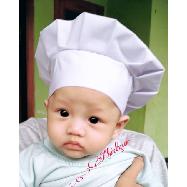 Jual Topi koki Chef Anak Newbron Usia 0-05bln Photo Studio | Shopee ...