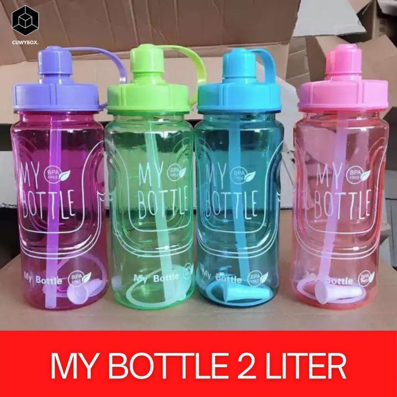 Jual My Botle Jumbo 2 Liter Botol Viral BPA FREE | Shopee Indonesia