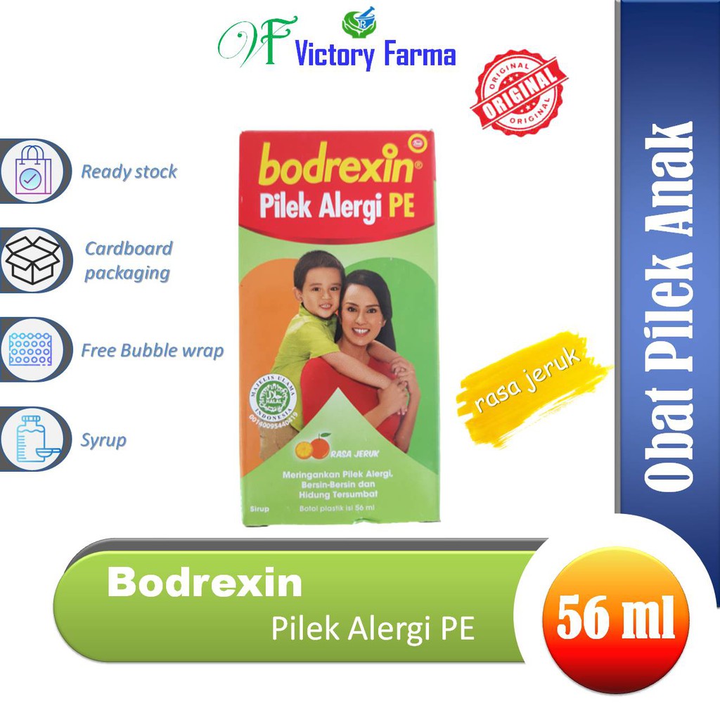 Jual Bodrexin Pilek Alergi PE Sirup 56ml | Shopee Indonesia
