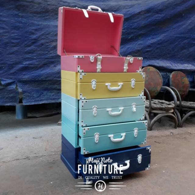 Jual Laci Koper furniture Vintage - Lemari Retro - Storage Kayu Jepara ...