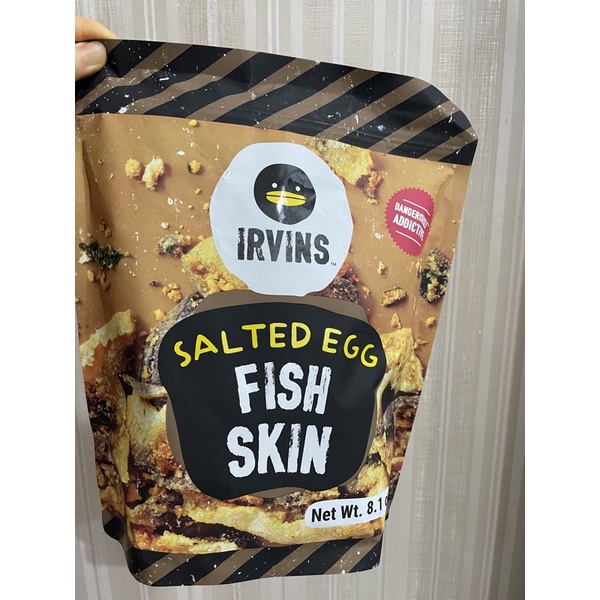 Jual Irvins Salted egg fish skin large 230g | Shopee Indonesia