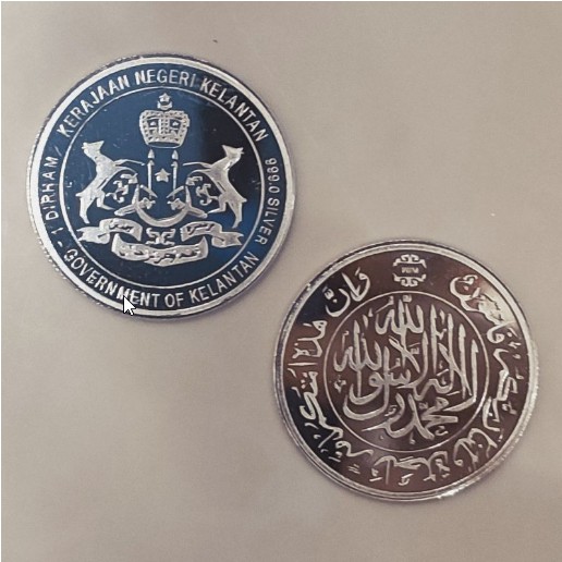 Jual KOIN PERAK 1 DIRHAM KERAJAAN NEGERI KELANTAN TERMASUK KAPSUL ...