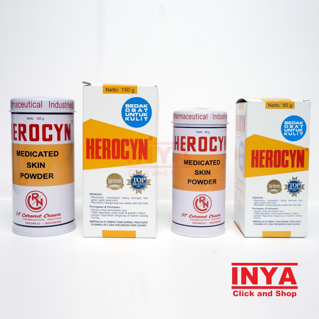 Jual HEROCYN MEDICATED SKIN POWDER - Bedak Obat Untuk Kulit | Shopee ...