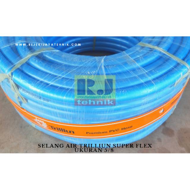 Jual Selang Air Trilliun Super Flex 1 Rol Panjang 50 Meter Ukuran 1/2, 5/8 , 3/4 , 1 inch ...