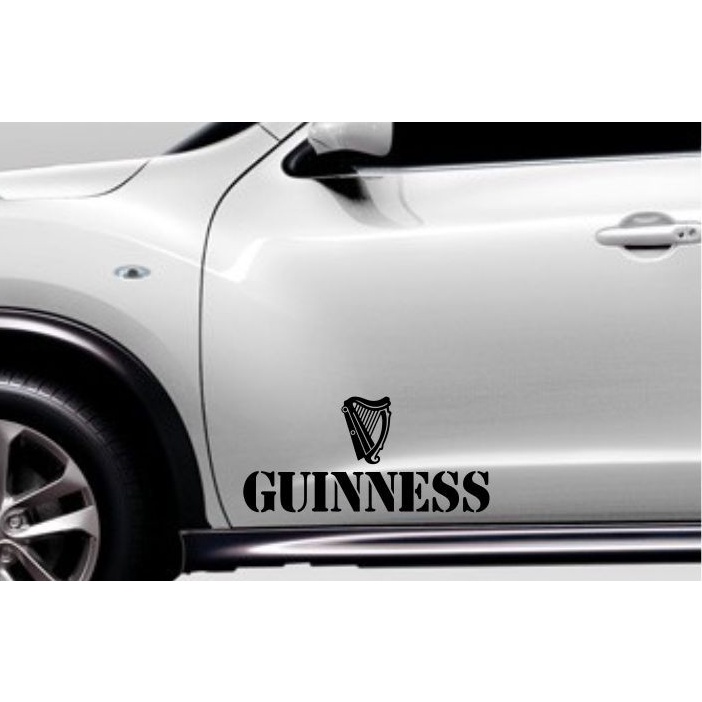 Jual STIKER MOBIL CUTTING LOGO GUINNESS CUTTING STICKER MOBIL PINTU ...