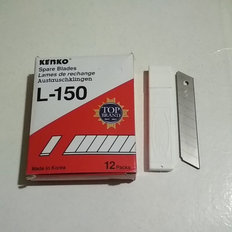 Jual Isi Cutter KENKO L-150 Besar Original ( 1 Tube isi 5 pcs ) | Shopee Indonesia