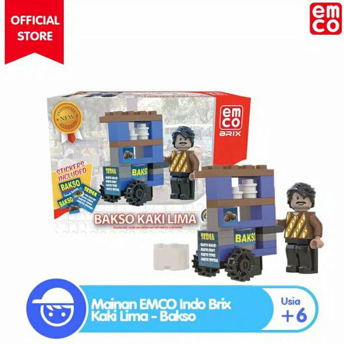 Jual Produk Unggulan] Lego Brix Emco Kaki Lima Indonesia Series - Bakso ...