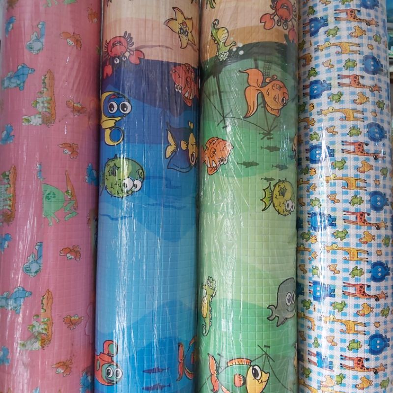 Jual Perlak bayi/perlak bayi motif meteran(HARGA PER ½ MTR) | Shopee ...
