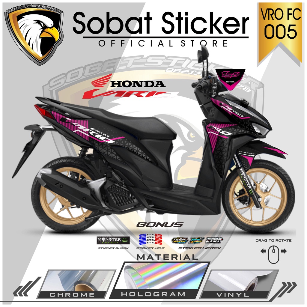 Jual Striping VARIO FC - Sticker Striping Variasi list HONDA VARIO ...