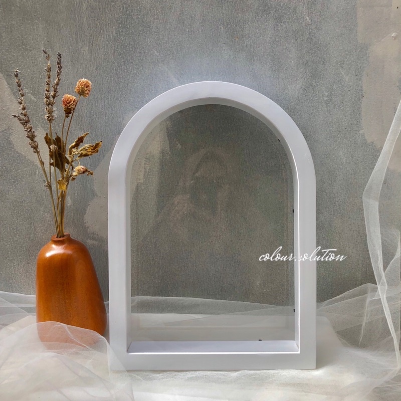 Jual Pigura Mahar Frame Love Cave | Frame Kubah Putih Setengah ...