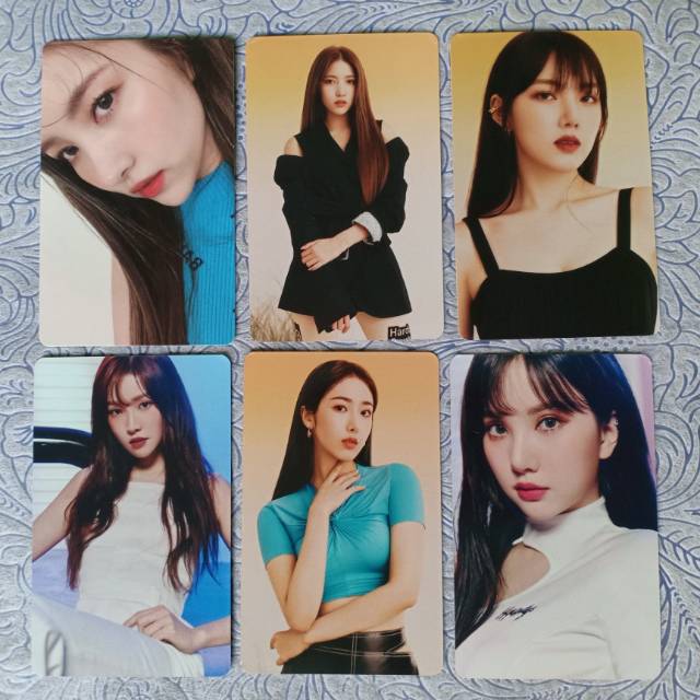 Jual Official Photocard GFriend Fever Season Sowon Yuju Eunha SinB Yerin Benefit Photocard ...