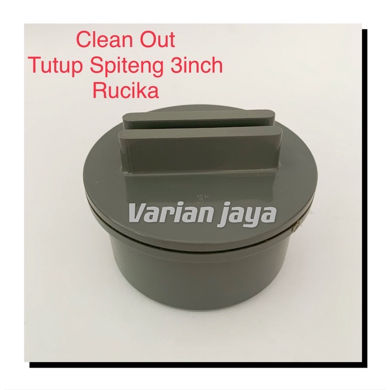 Jual Clean out Co 3inch Tutup Spiteng Dop Drat Pipa Pralon | Shopee ...