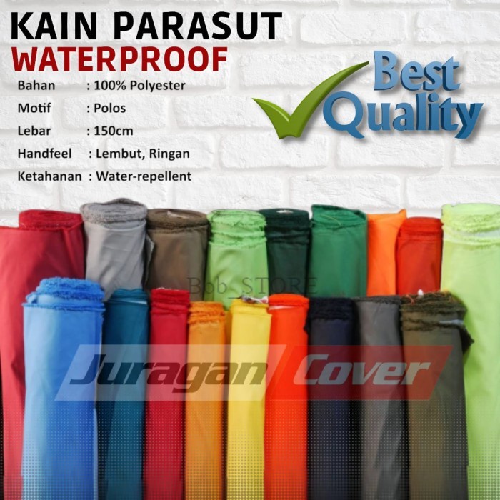 Jual kain parasit waterproof anti air 190T lebar 150cm | Shopee Indonesia