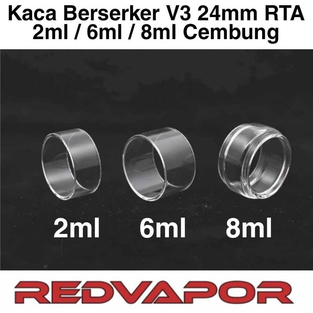 Jual Replacement Glass Kaca Berserker V3 MTL RTA | KC 0006 | Shopee ...