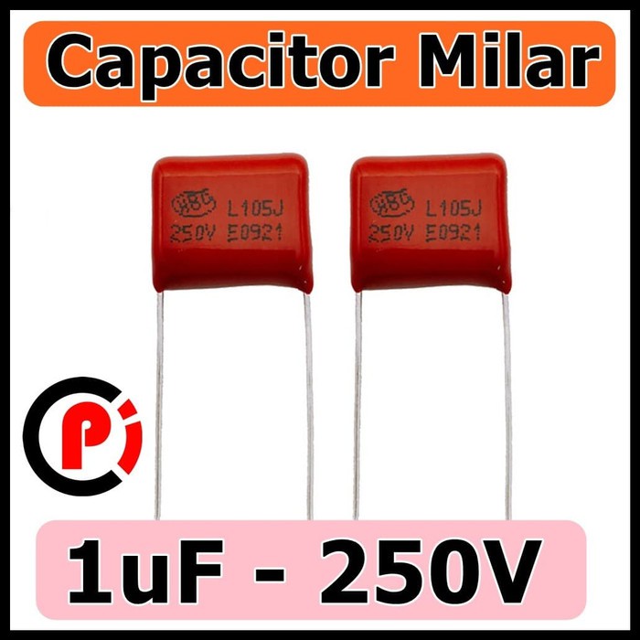 Jual Kapasitor Milar 105J 250V 1uF Capacitor Mylar 250 Volt | Shopee ...
