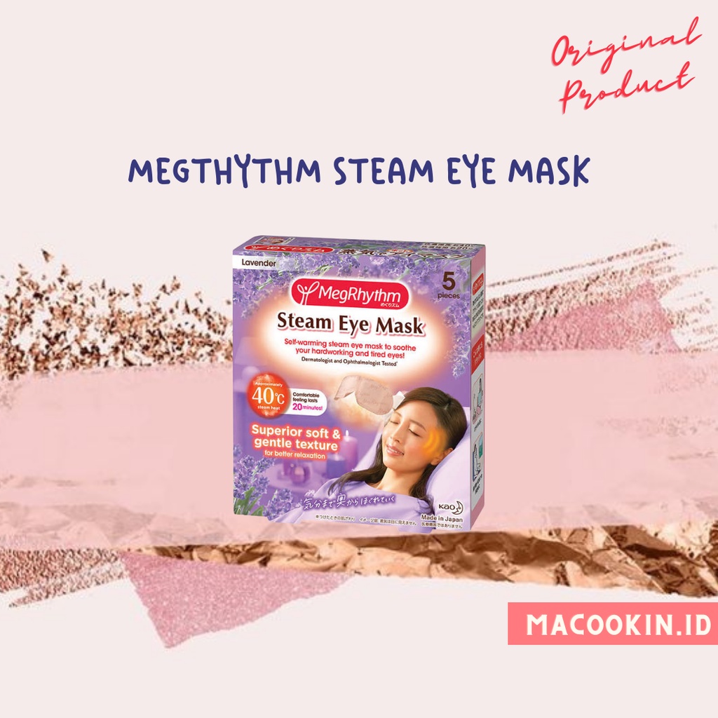Jual MegRhythm Steam Eye Mask 1 Sachet Eyepatch Meg Rythm Heat Patch ...