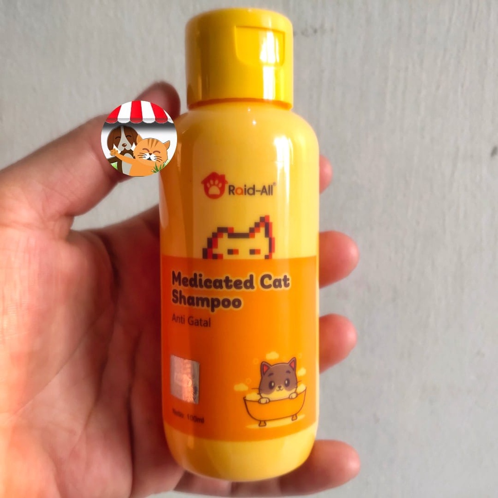 Jual Shampoo Kucing Raid All Cat Medicated 100ml Shampo Anti Gatal ...