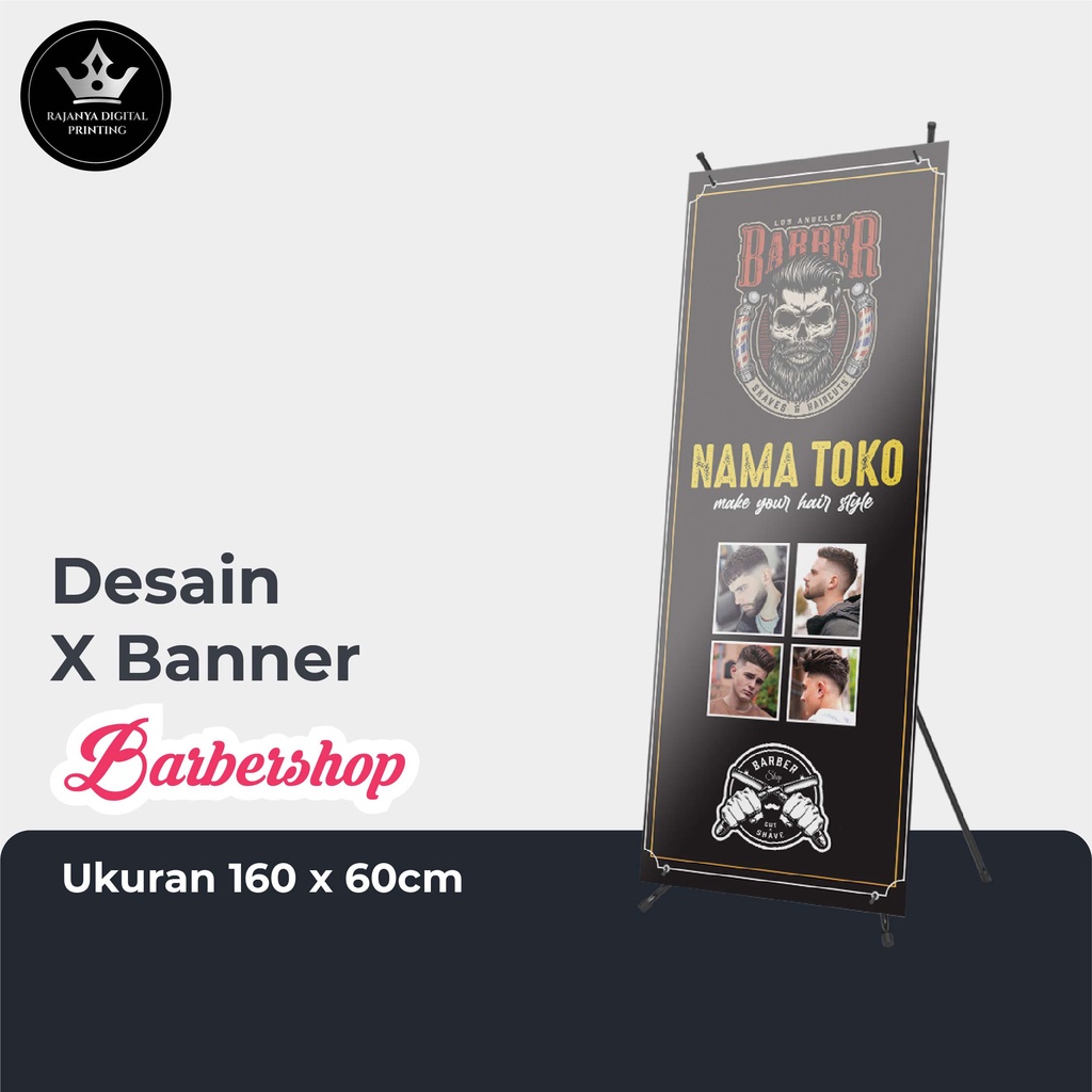 Jual Katalog X Banner / Spanduk Barbershop | Shopee Indonesia