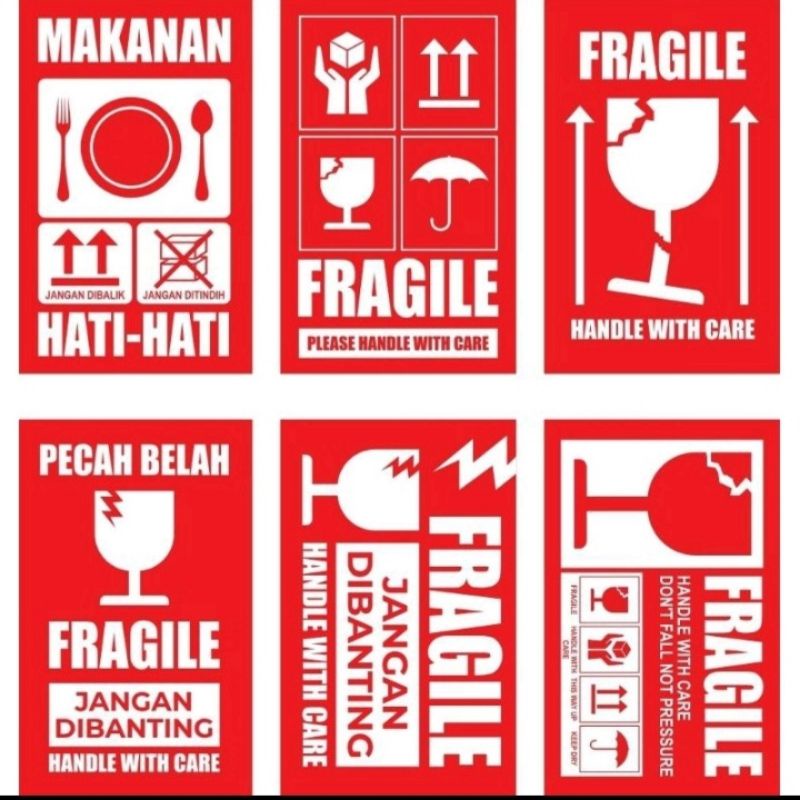 Jual STIKER FRAGILE//RANDOM | Shopee Indonesia