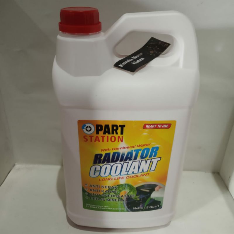 Jual Part Station Radiator Coolant Merah 5L | Shopee Indonesia