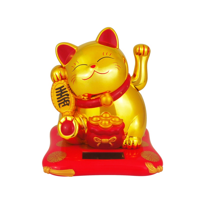 Jual Pajangan Solar Kucing Mas Lucky Cat solar kucing hoki kucing ...