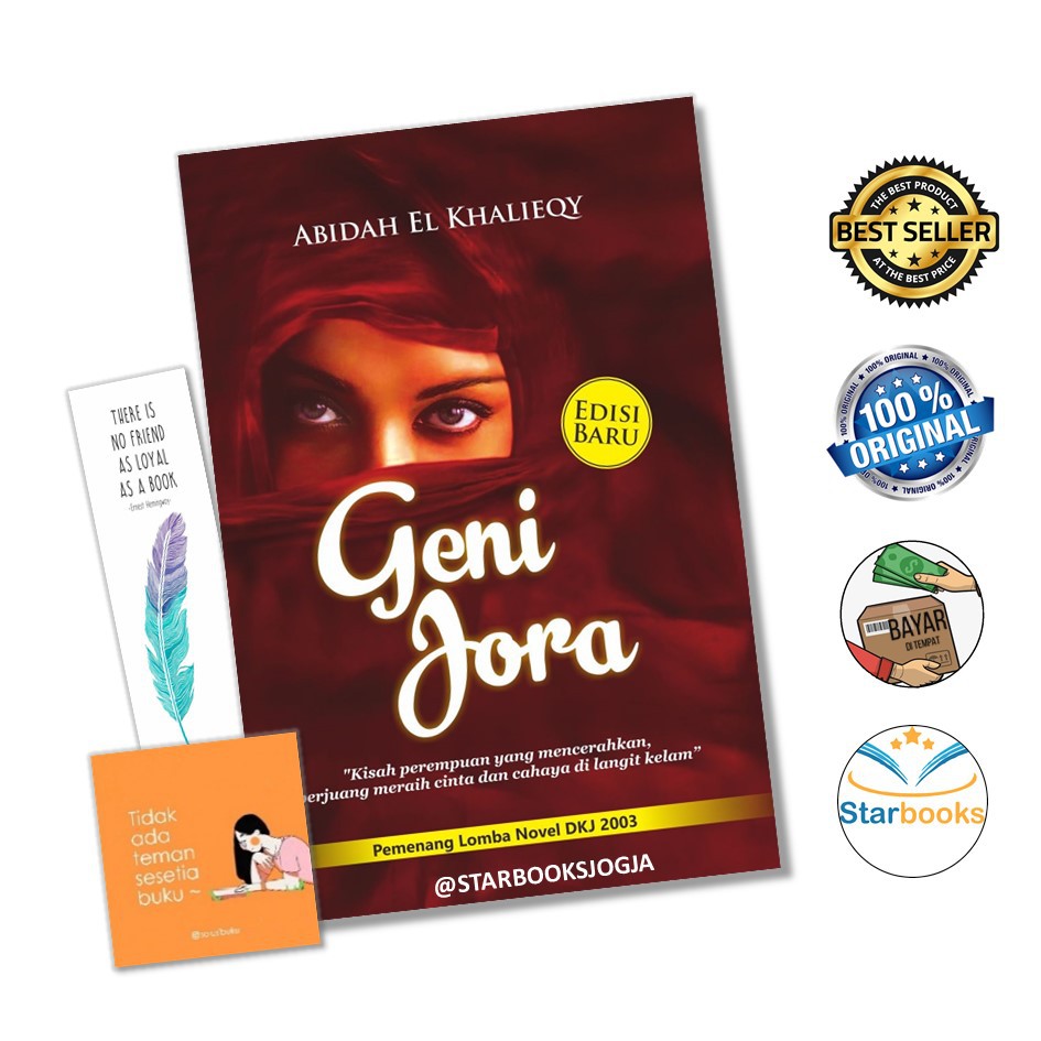 Jual ORIGINAL!! NOVEL GENI JORA : KISAH PEREMPUAN YANG MENCERAHKAN - ARASKA | Shopee Indonesia