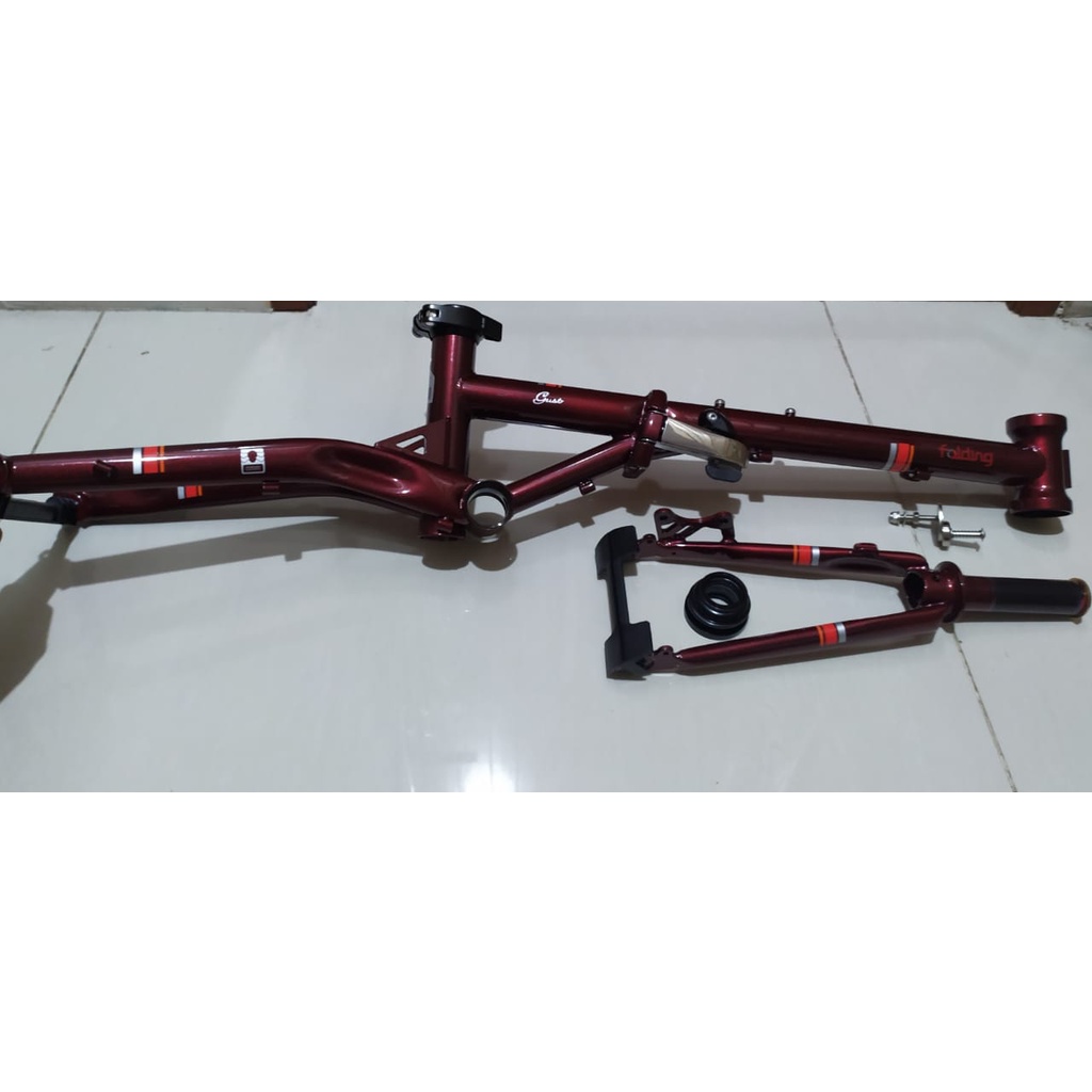 Jual FRAME FOLDING 16INCH 349 305 CROMOLY FOLDING GUST DISC BRAKE ...