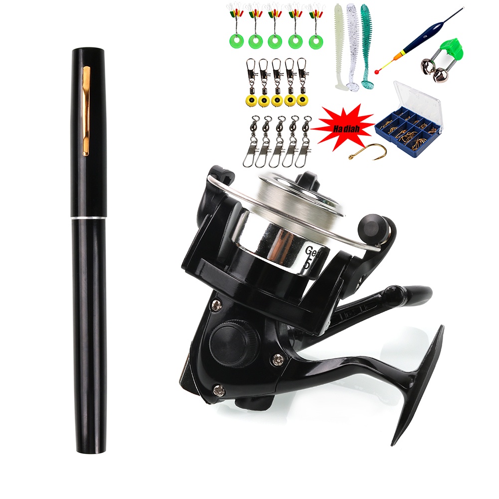 Jual Joran Pancing Set Mini Joran Kail Alat Pancing Pulpen Pancingan ...