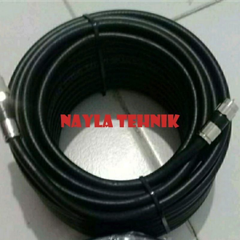 Jual KABEL ANTENA RG6 TV PARABOLA PLATINUM BERSTANDAR USA DENGAN KONEKTOR PRESS BELDEN INDOOR ...