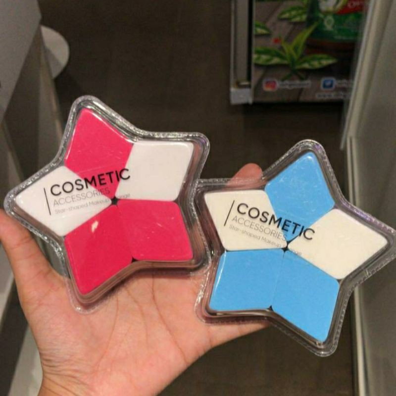 Jual MINISO Star Shaped Makeup Sponge / spons foundation miniso ...