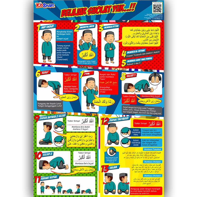 Jual Poster Sholat - Poster Belajar Edukatif | Shopee Indonesia