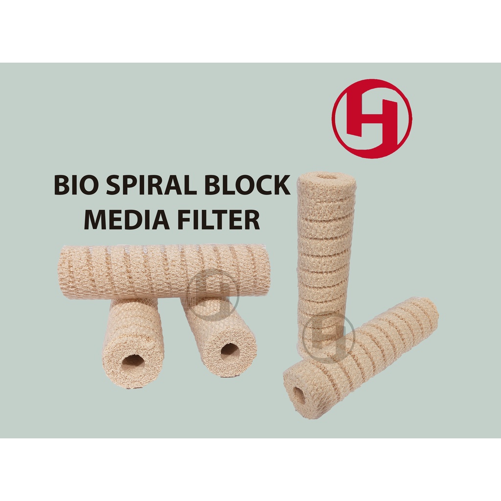 Jual MEDIA FILTER BIO SPIRAL BLOCK MOMOGI RUMAH BAKTERI KOLAM IKAN KOI ...