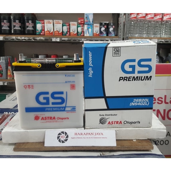Jual AKI MOBIL GS ASTRA PREMIUM NS40ZL (35AH) BASAH | Shopee Indonesia