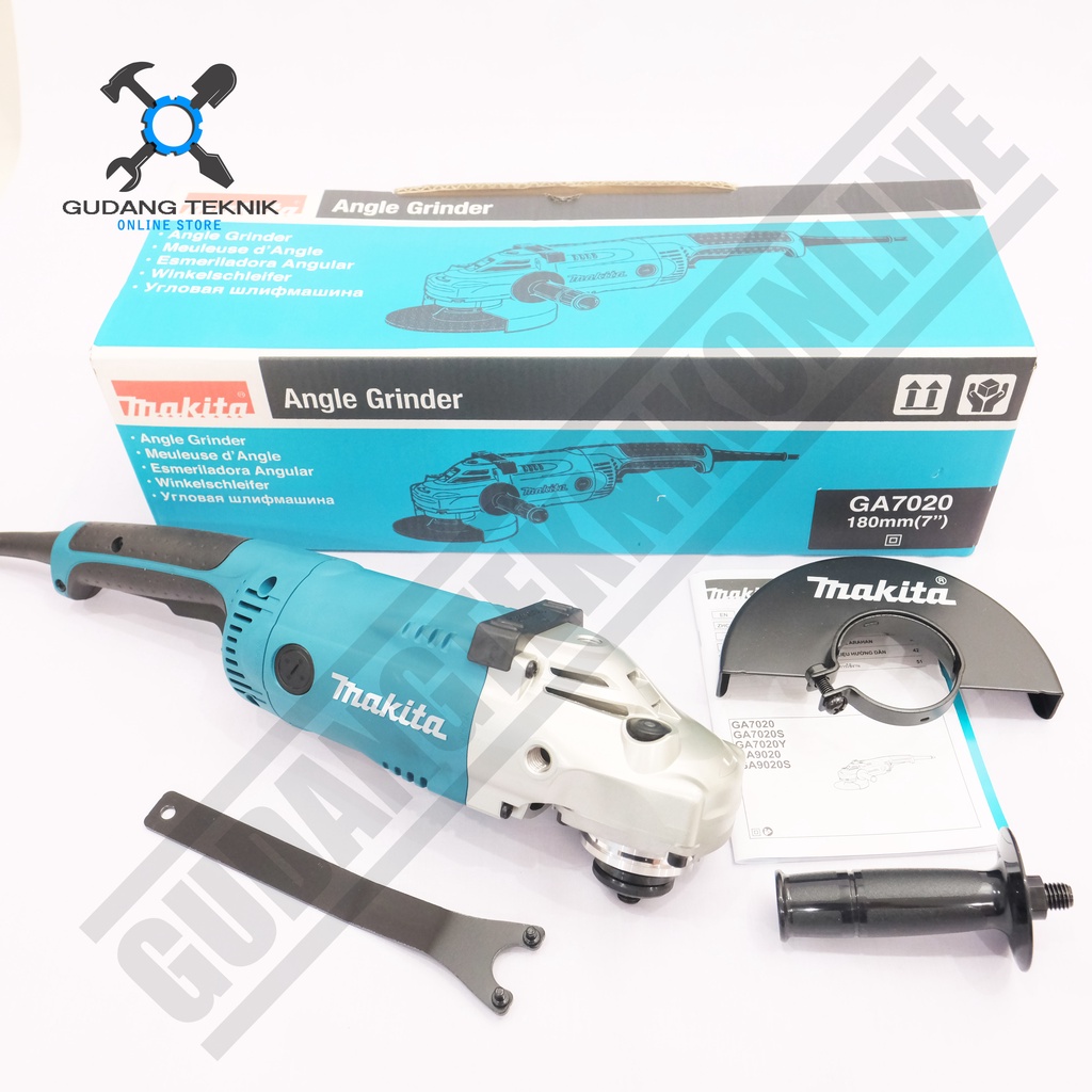 Jual Mesin Gerinda Tangan MAKITA GA7020 7 Inch / Angle Grinder 7 ...