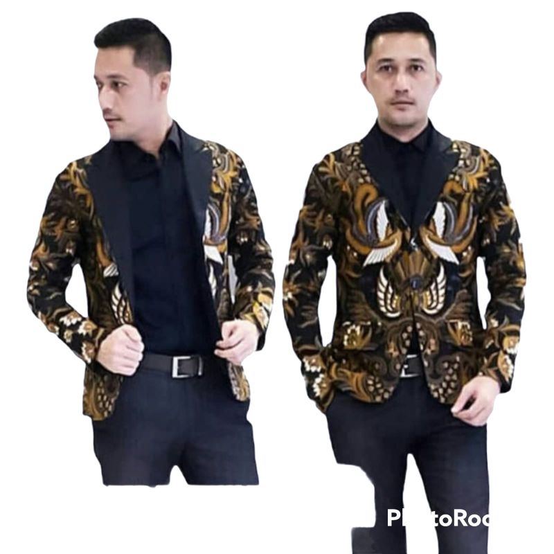 Jual Jas Batik Eksklusif Asli Solo High Quality Dengan Bahan Katun ...