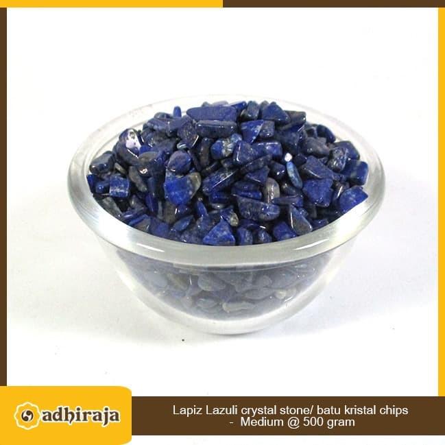 Jual Batu kristal lapis lazuli kepingan precious stone chips medium ...