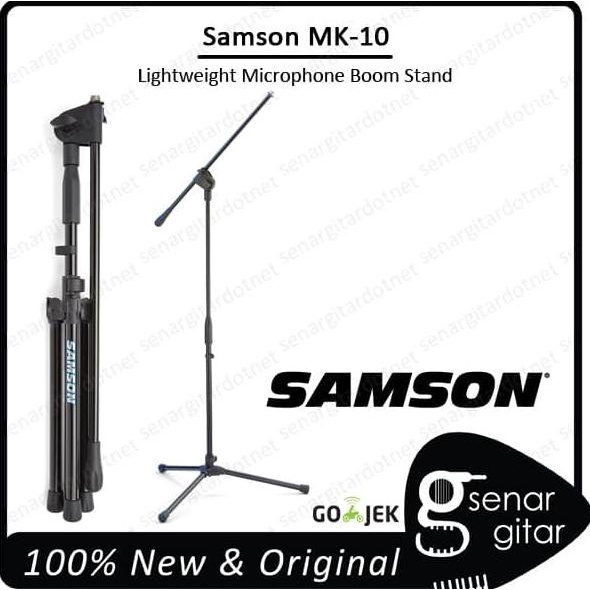 Jual Samson MK-10 Boom Microphone Stand, Mic MK10 MK 10 | Shopee Indonesia