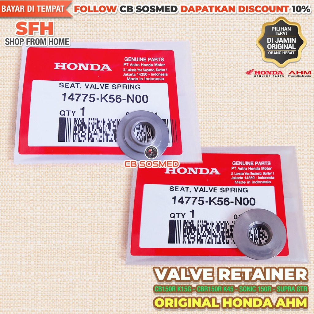 Jual BARU_ DUDUKAN PER KLEP NEW SONIC 150R SEAT VALVE SPRING SONIC 150R ...