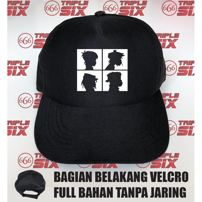 Jual Topi Full Bahan Gorillaz Album Cover | Shopee Indonesia