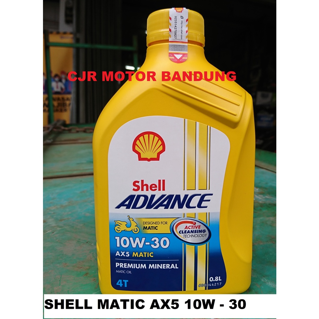 Jual Oli Motor Matic SHELL ADV 4T AX5 Scooter 10w 30 0.8L ASLI BARU ...