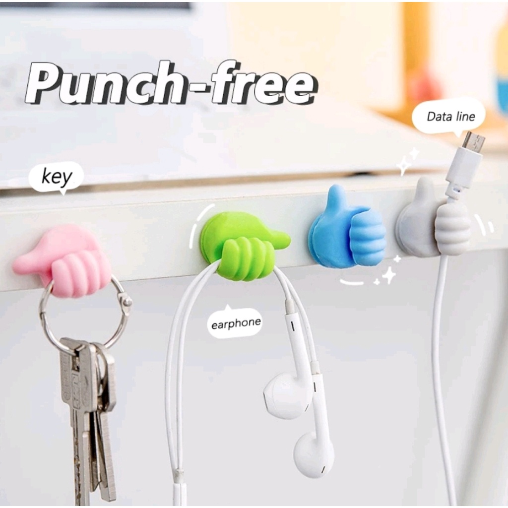 Jual THUMBS UP CABLE HOLDER - Klip Mini Jempol Penjepit Perapi Kabel ...
